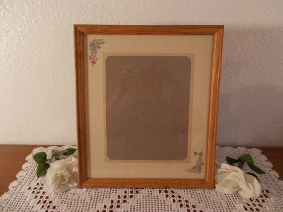 Large Vintage Wood Picture Frame Rustic Wedding Memory Photo - Etsy
