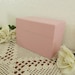 Pink Recipe File Box Index Card Storage Organizer Rustic Shabby Chic ...