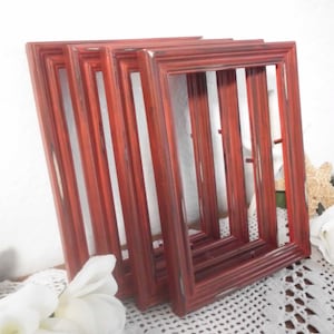 Rustic Red Wedding Frame Shabby Chic Distressed 4 X 6 Picture Photo ...