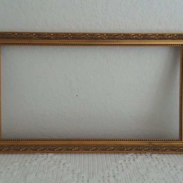 Large Ornate Picture Frame - Etsy