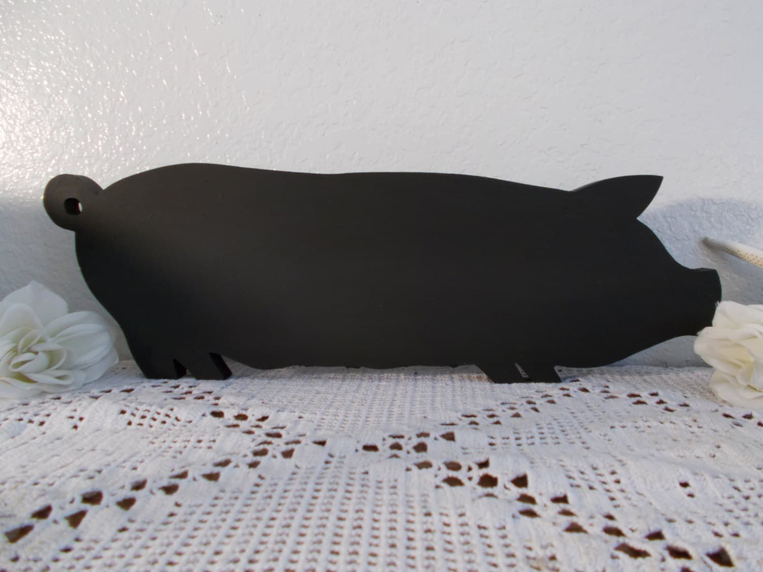 Pig Chalkboard B-B-Q Blackboard Country Western Outdoor | Etsy