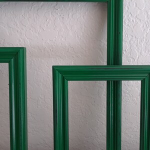 Gloss Meadow Green Picture Frame Set Photo Gallery Collection English ...