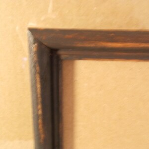 Rustic Black Wood Picture Frame Set Upcycled Vintage Wall Gallery ...