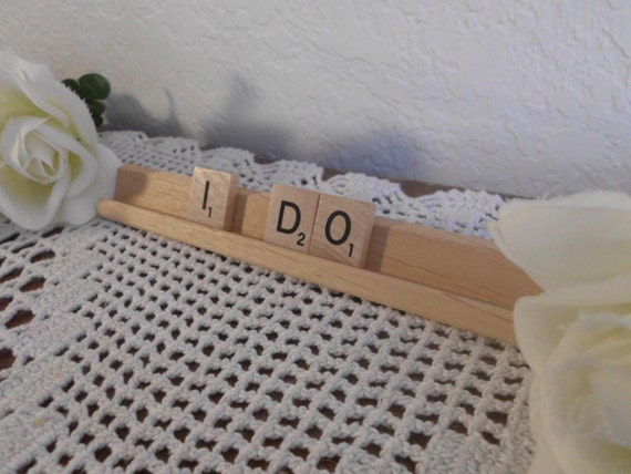 Wedding Cake Topper I Do Scrabble Library Theme Reception | Etsy