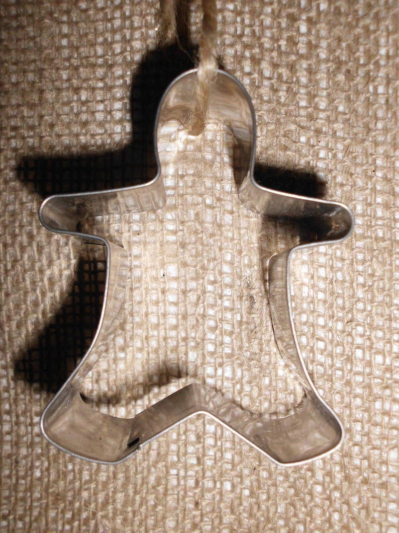Vintage Metal Gingerbread Man Christmas Tree Cookie Cutter - Etsy