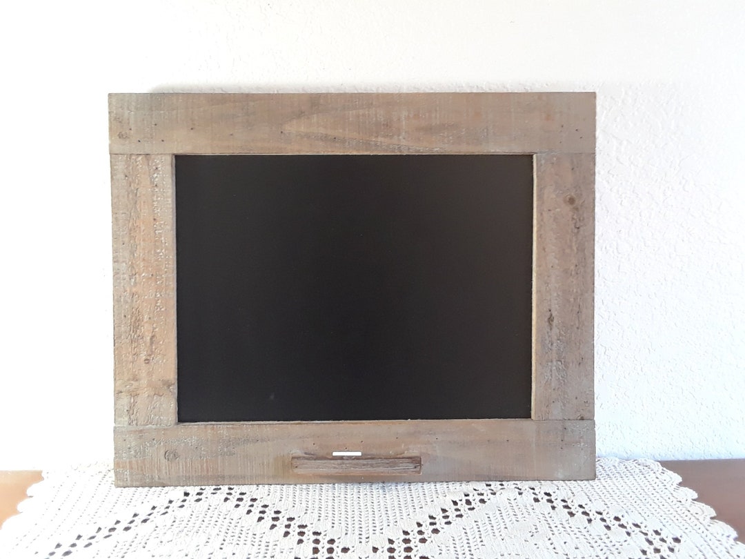 Rustic Wood Chalkboard Blackboard Wall Hanging Decoration Country ...