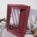 Rustic Red Wedding Frame Shabby Chic Distressed 4 X 6 or 5 X 7 - Etsy