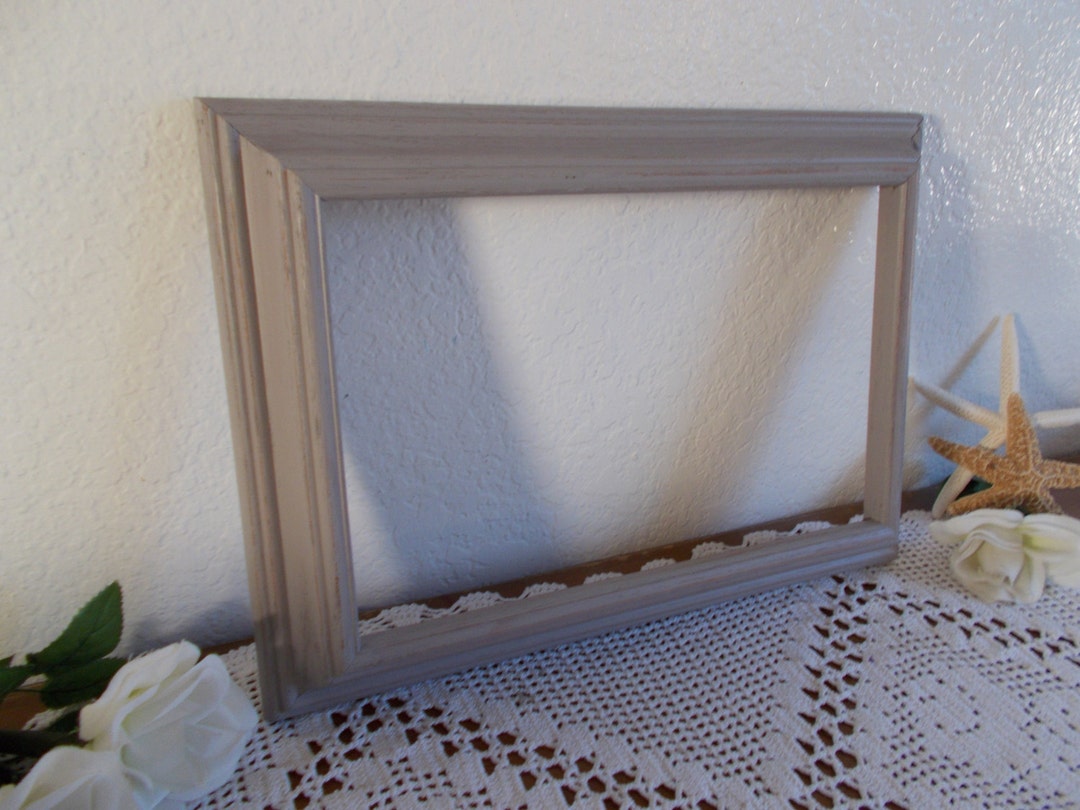 Grey Picture Frame Rustic Shabby Chic Distressed 8 X 12.5 Photo ...