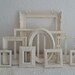 Antique off White Picture Frame Set up Cycled Vintage Photo - Etsy