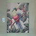 Vintage Shirrell Graves Art Deco Framed Airbrush Watercolor Painting ...