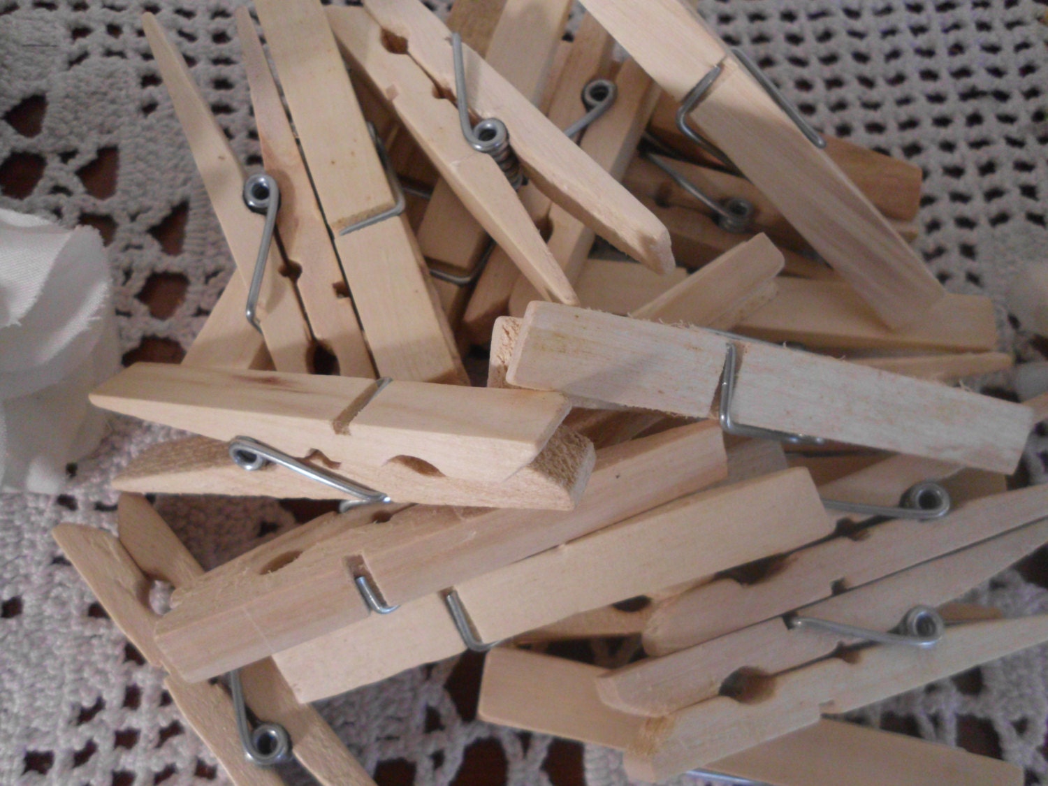 DIY Wood Clothespin 100% Natural Solid Brown Wooden Clothes | Etsy