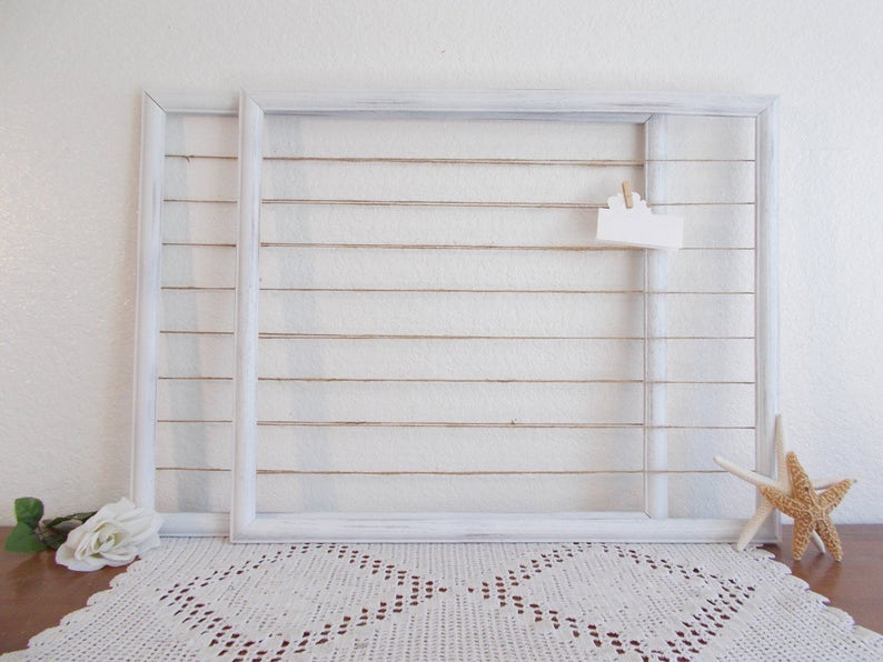 Wedding Seating Chart Rustic White Shabby Chic Distressed | Etsy