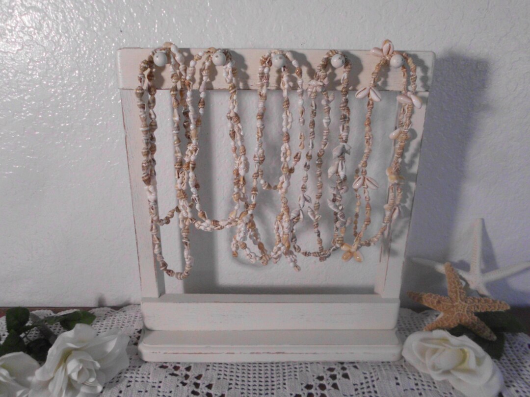Vintage Seashell Necklace Set Five Assorted Long Natural Sea Shell ...
