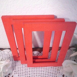 Red Wedding Frame Rustic Shabby Chic Distressed 4 X 6 Picture Photo ...