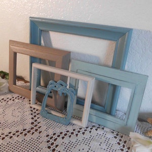 Beach Cottage Frames Shabby Chic Rustic Distressed Picture Photo ...