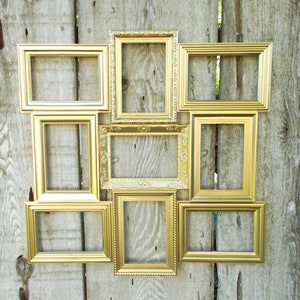 Gold Picture Frame - Etsy