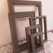 Gray Picture Frame Set Rustic Grey Shabby Chic Distressed French ...
