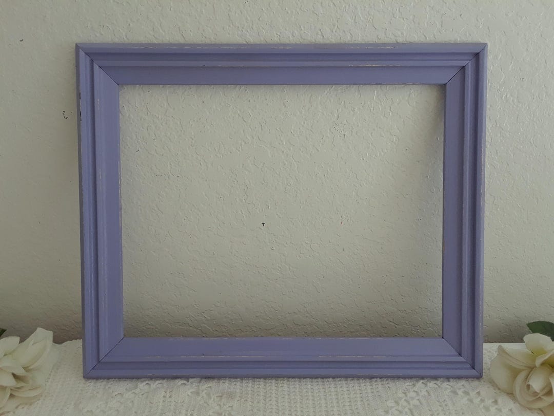 Lavender Lilac Purple Picture Frame 11x14 Photo Decoration Upcycled ...