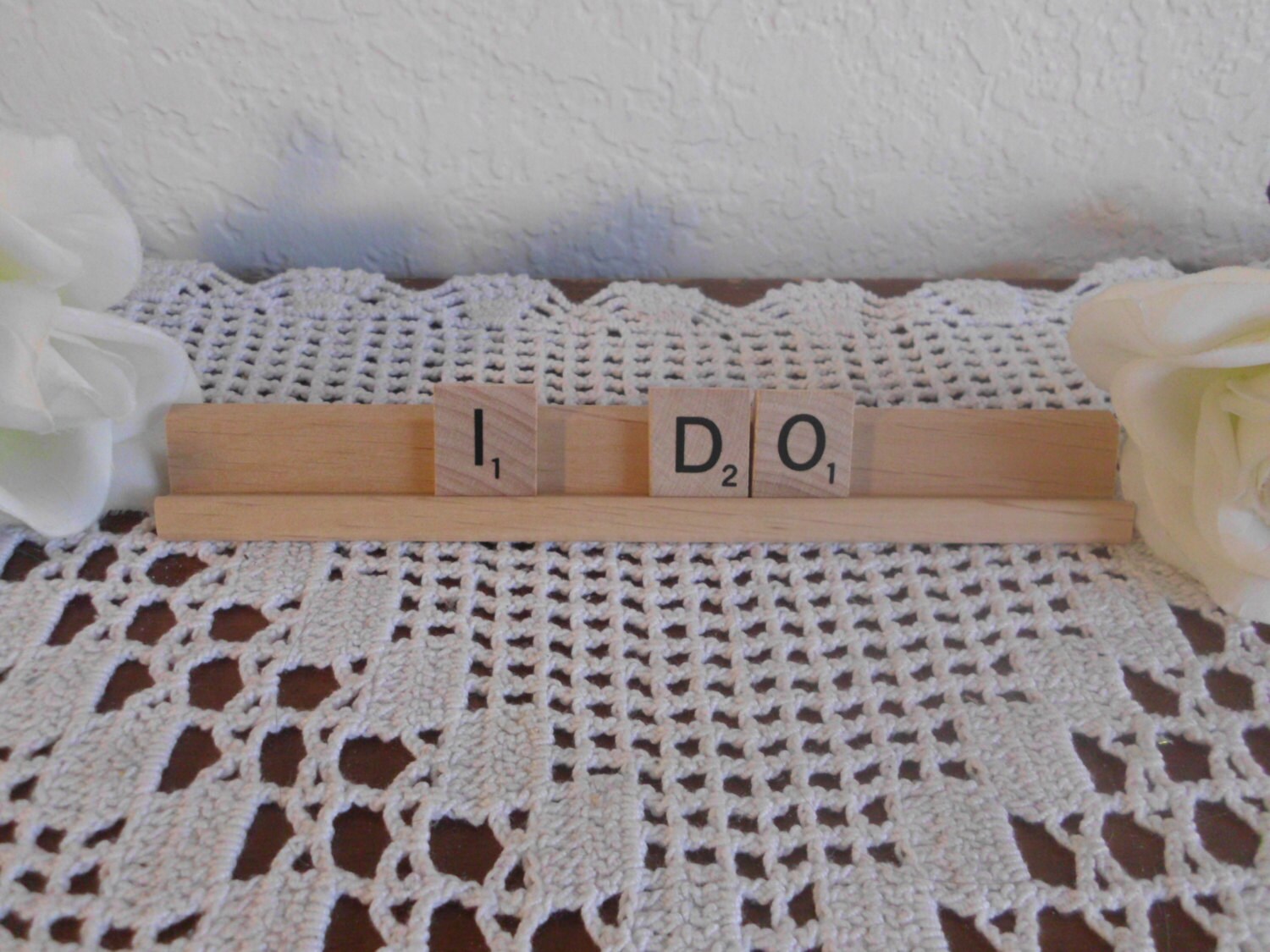 Wedding Cake Topper I Do Scrabble Library Theme Reception | Etsy