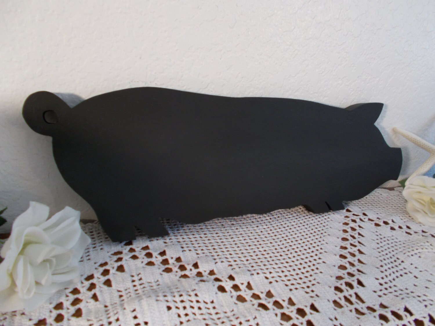 Pig Chalkboard B-B-Q Blackboard Country Western Outdoor | Etsy