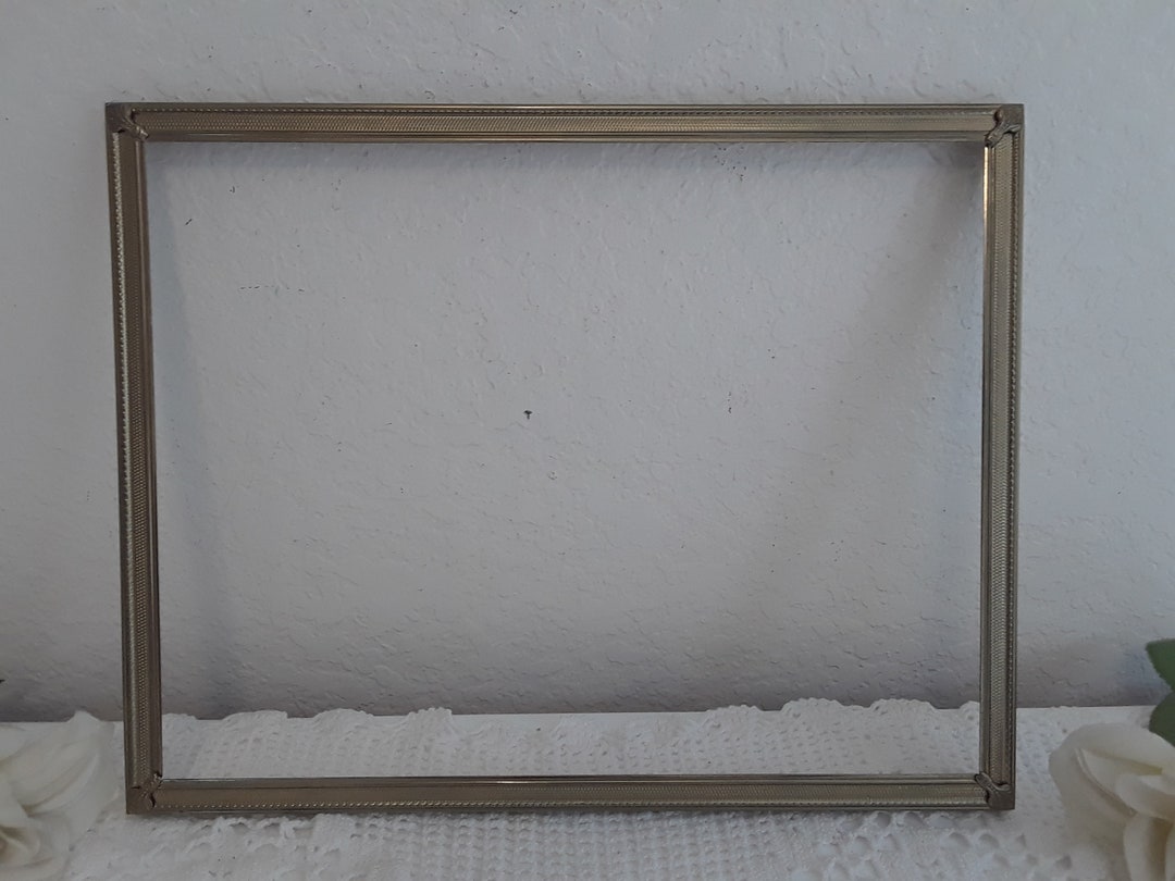 Vintage Ornate Gold Metal Picture Frame 11 X 14 Photo Decoration Mid ...