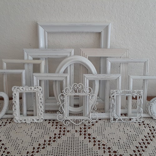 Light Yellow Ivory Frame Set Pale Shabby Chic Picture Photo - Etsy