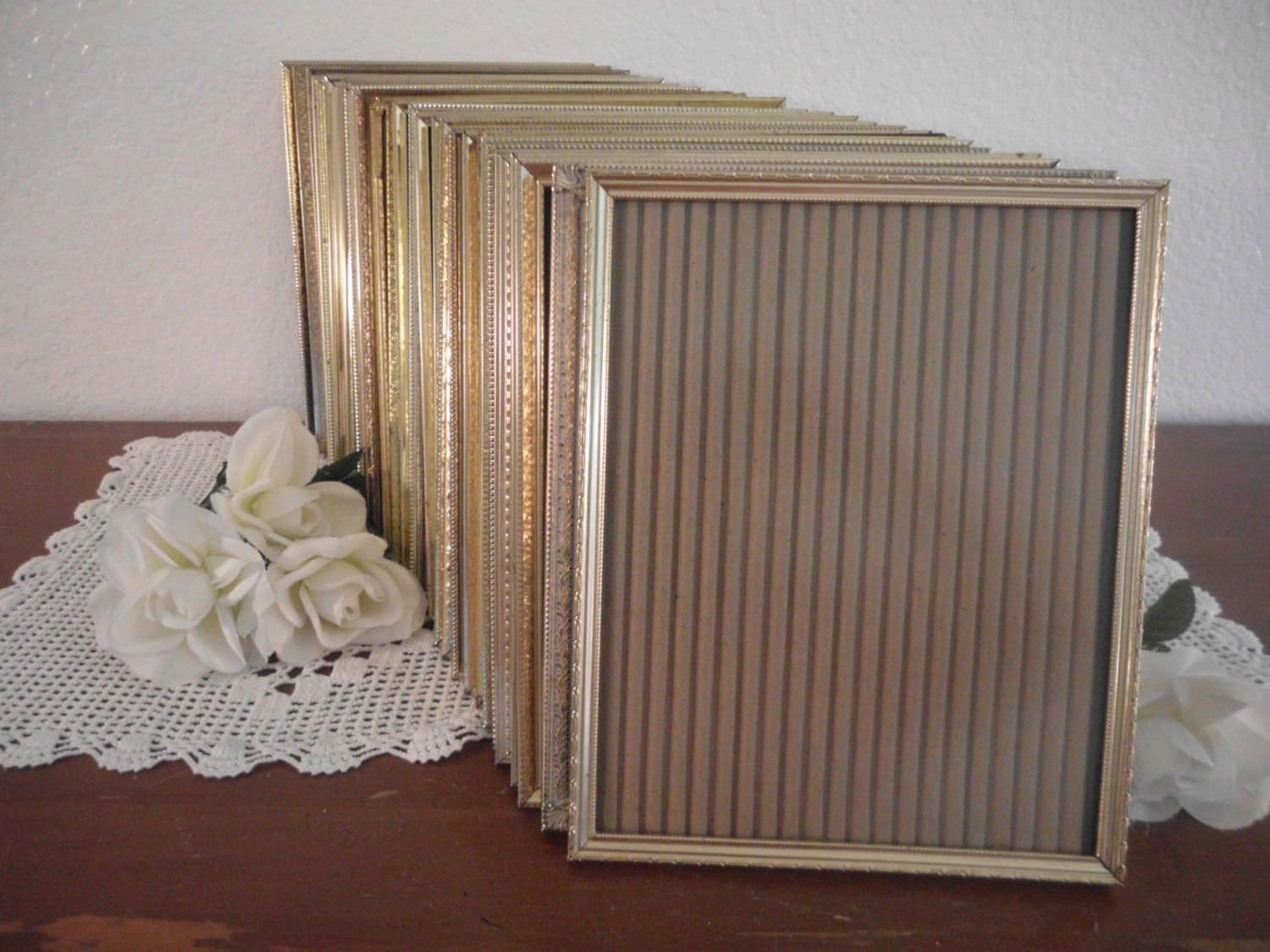 Vintage Gold Frame 8 X 10 Rustic Hollywood Regency Paris - Etsy