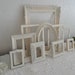 Antique off White Picture Frame Set up Cycled Vintage Photo - Etsy