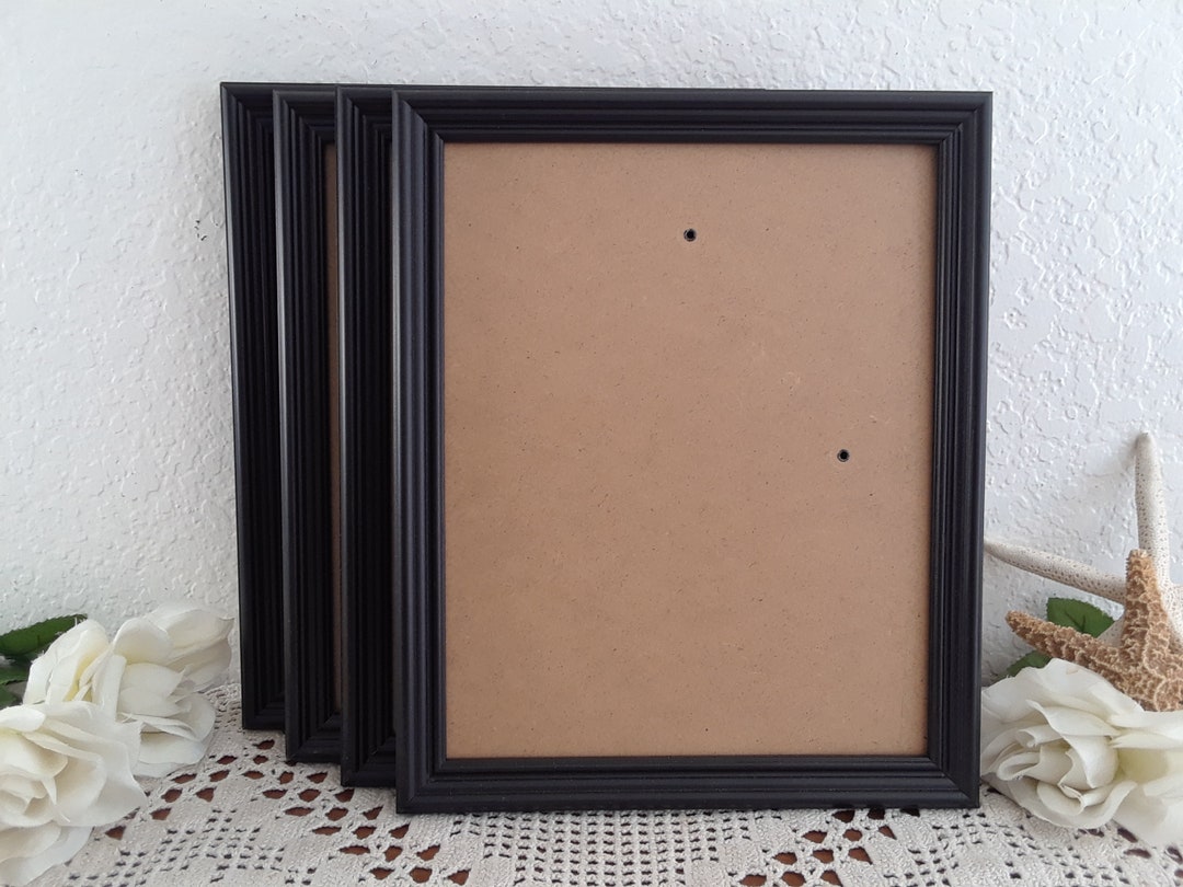Black Picture Frame 8 X 10 Wood Photo Decoration Rustic Country ...