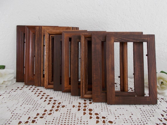 Vintage Wood Picture Frame 4 X 6 Photo Decoration Mid Century - Etsy