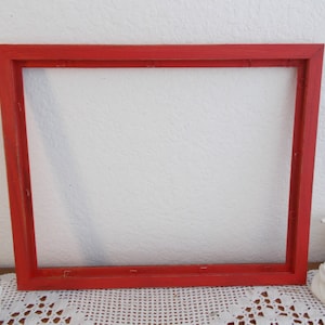 Rustic Red Frame 11 X 14 Shabby Chic Distressed Wood Picture Photo ...