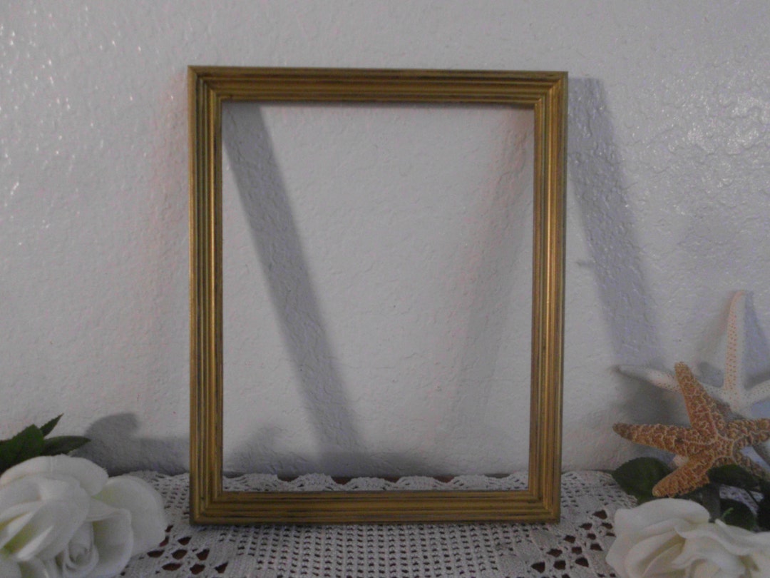 Gold Picture Frame 8 X 10 Rustic Shabby Chic Distressed Photo ...