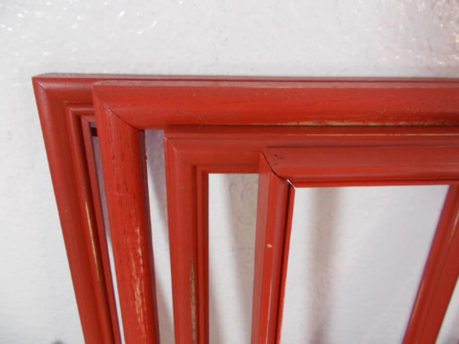 Rustic Red Picture Frame up Cycled Vintage Wood 8 X 10 Photo - Etsy