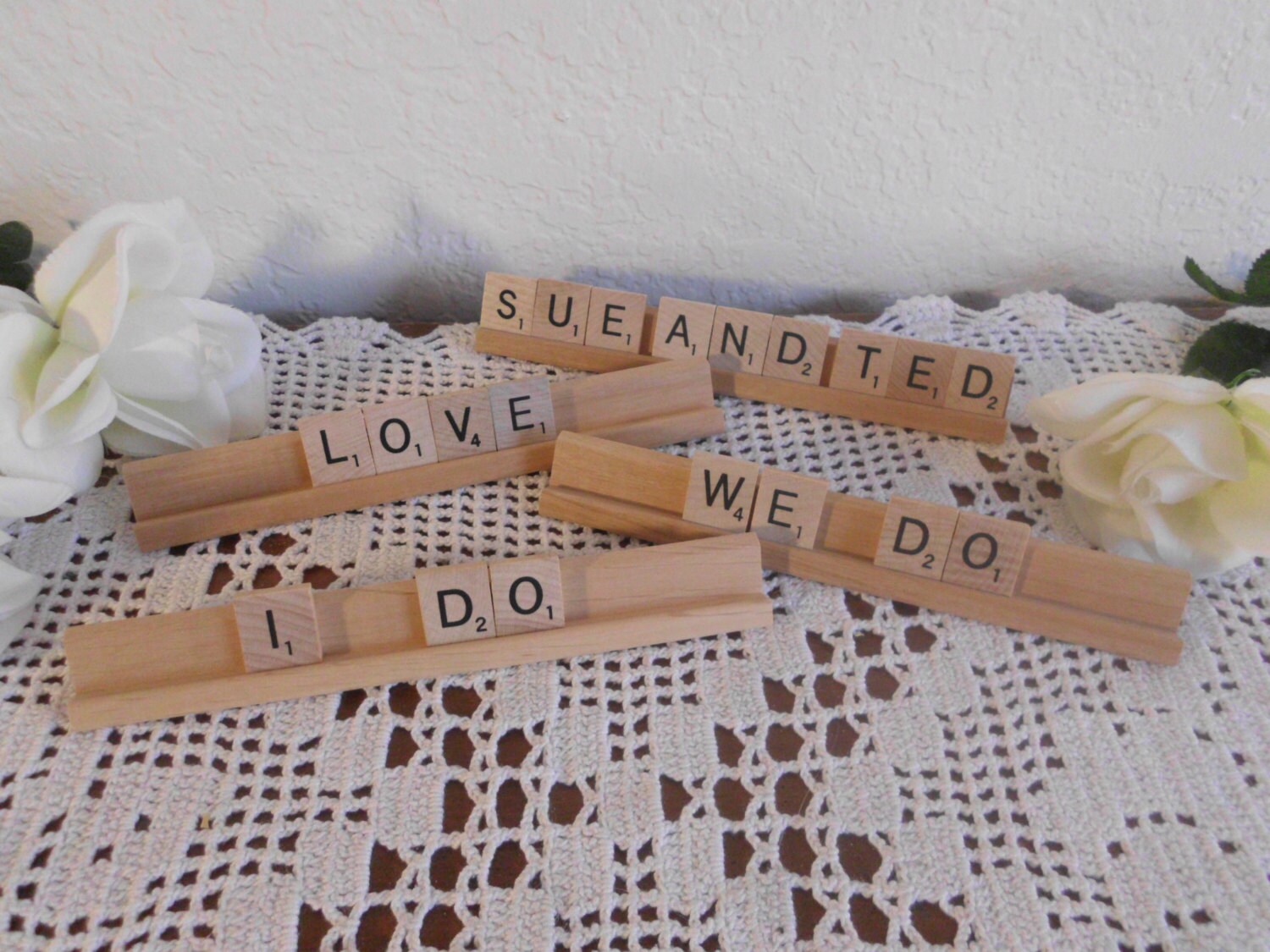 Wedding Cake Topper I Do Scrabble Library Theme Reception | Etsy
