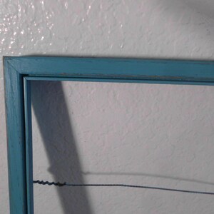 Aqua Turquoise Blue Frame 12 X 14 Shabby Chic Picture Photo Beach ...