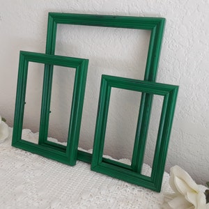 Gloss Meadow Green Picture Frame Set Photo Gallery Collection English ...