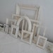 Antique off White Picture Frame Set up Cycled Vintage Photo - Etsy