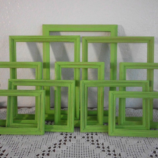 Lime Green Frames - Etsy