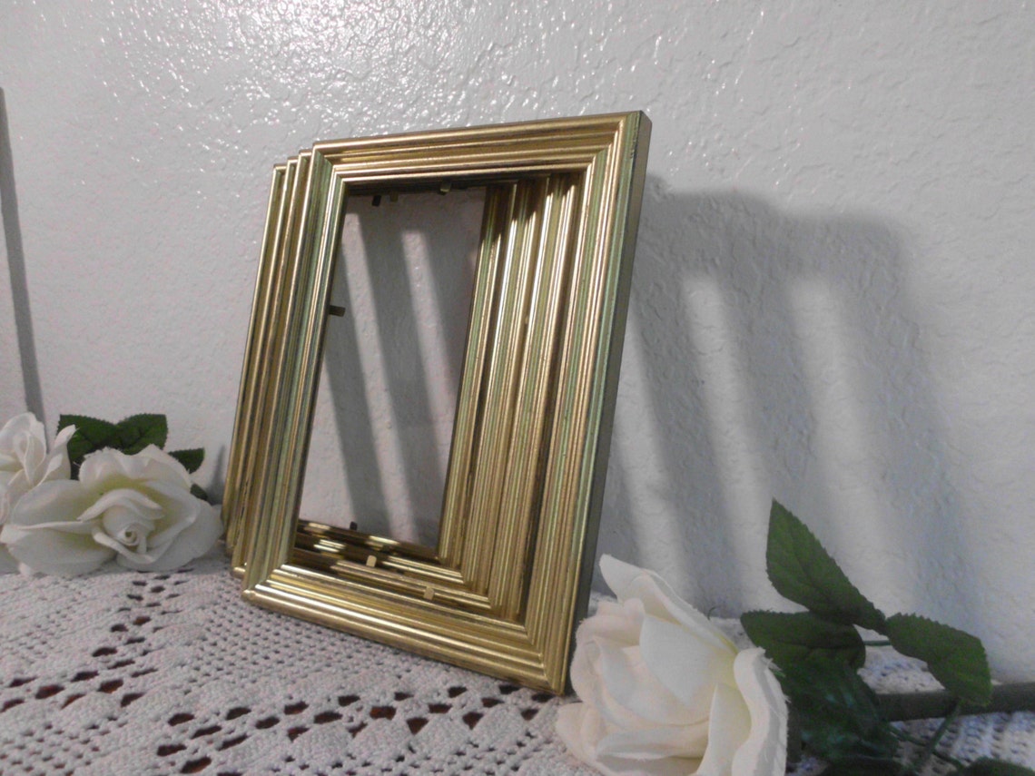 Rustic Gold Wedding Frame Shabby Chic Distressed 4 X 6 5 X 7 - Etsy Canada