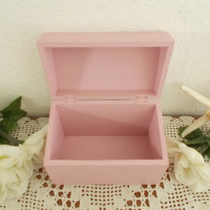 Pink Recipe File Box Index Card Storage Organizer Rustic Shabby Chic ...