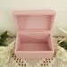 Pink Recipe File Box Index Card Storage Organizer Rustic Shabby Chic ...