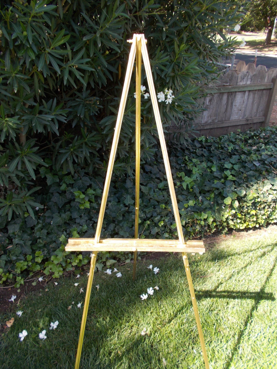 Gold Wedding Floor Easel Self Standing Spring, Summer, Fall or Winter ...