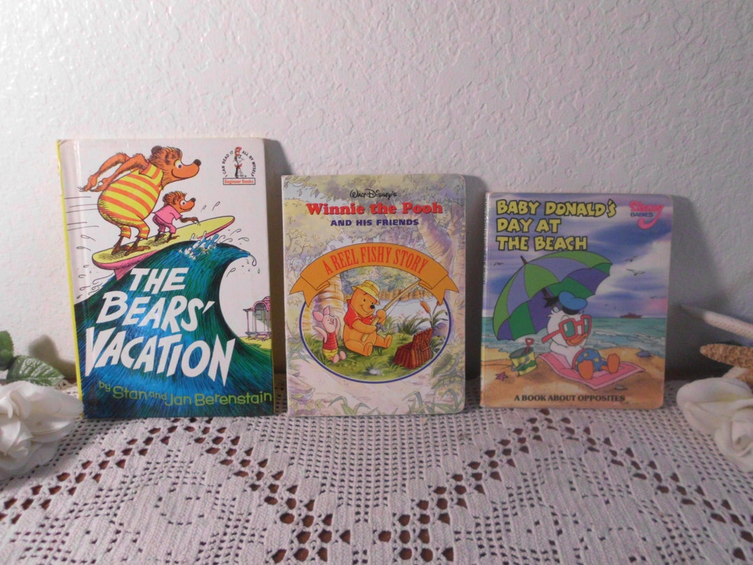 Vintage Summer Reading Kid Books Children Collection Set Beach Vacation ...