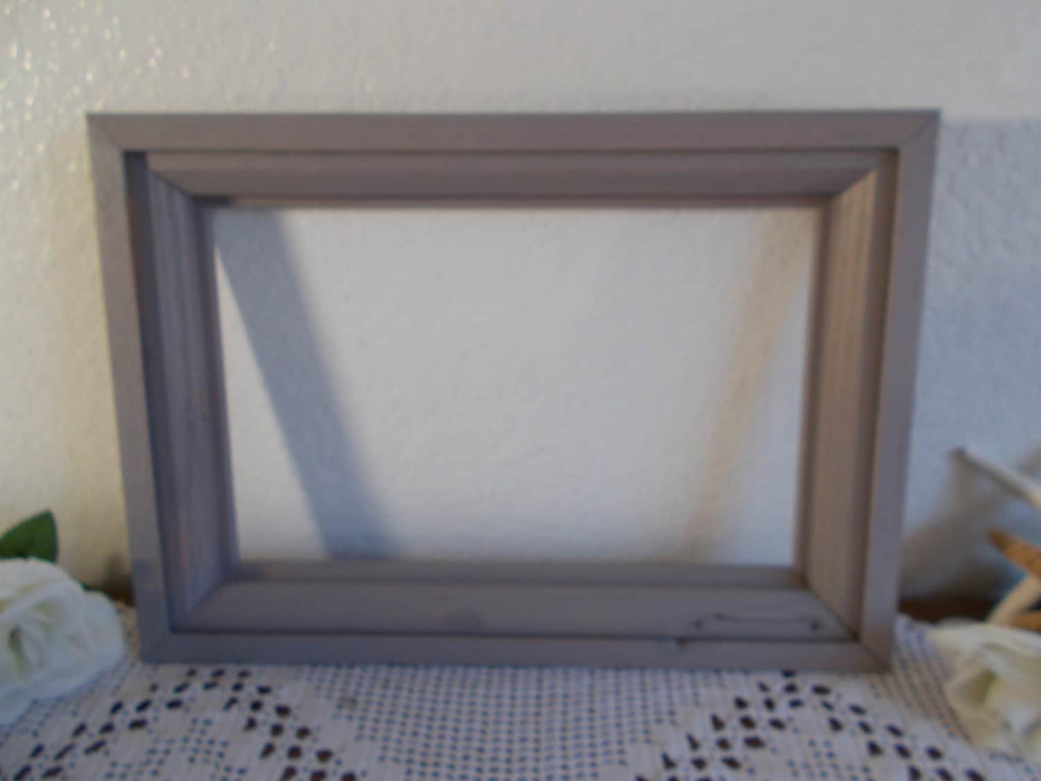 Grey Picture Frame Rustic Shabby Chic Distressed 8 X 12.5 | Etsy