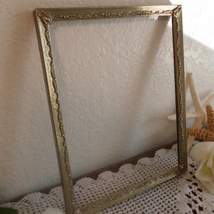 Vintage Ornate 8 X 10 Gold Metal Frame French Paris Chic Hollywood ...