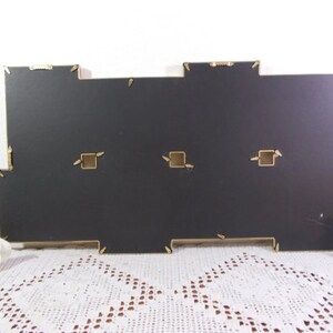 Gold Wedding Seating Chart Ornate Multi Frame Collage Hollywood Regency ...