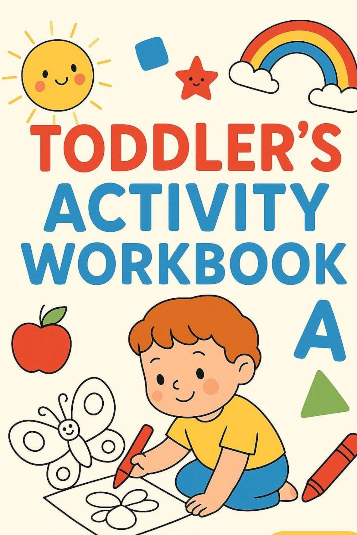 Toddler’s Activity Workbook - Etsy