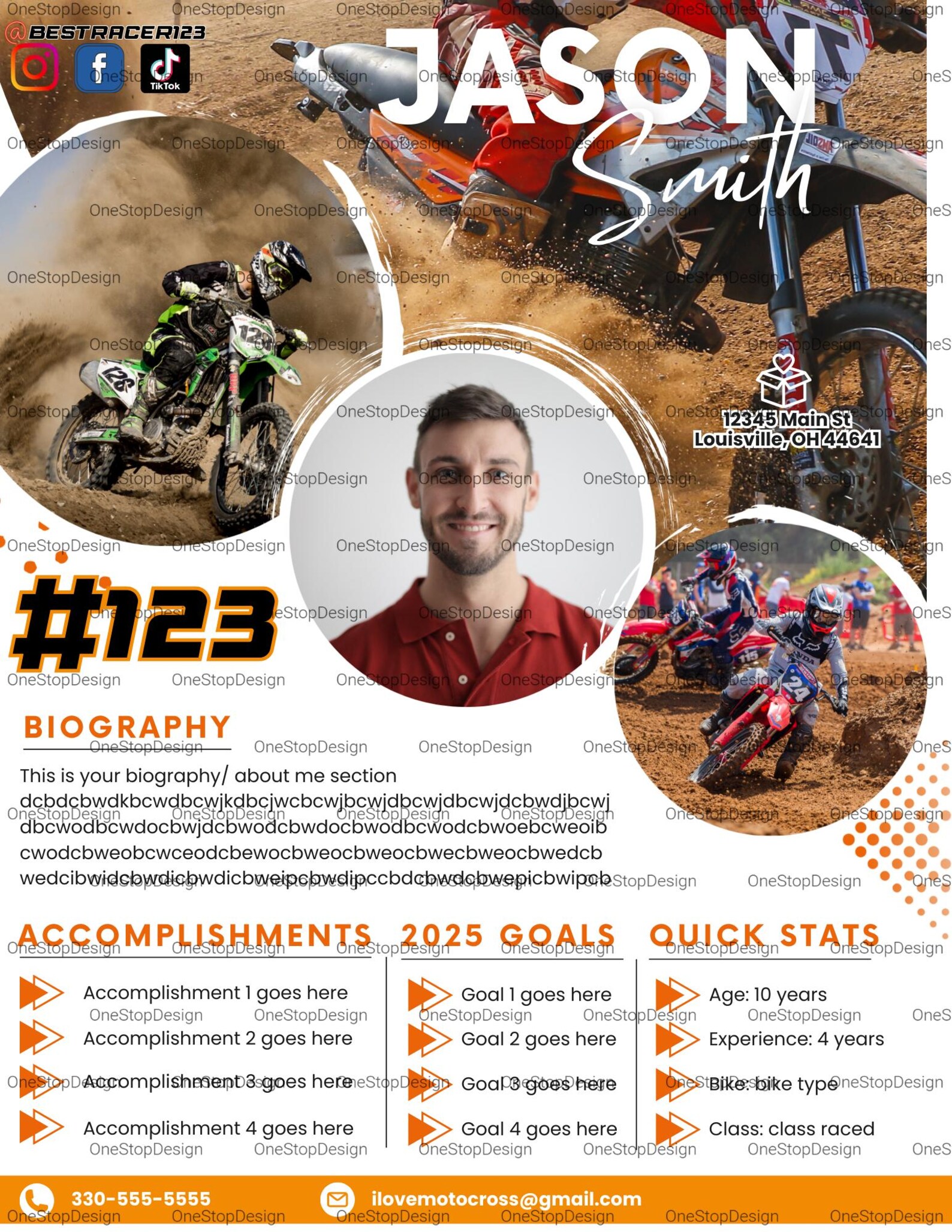 Rider Resume Template 2 - Etsy
