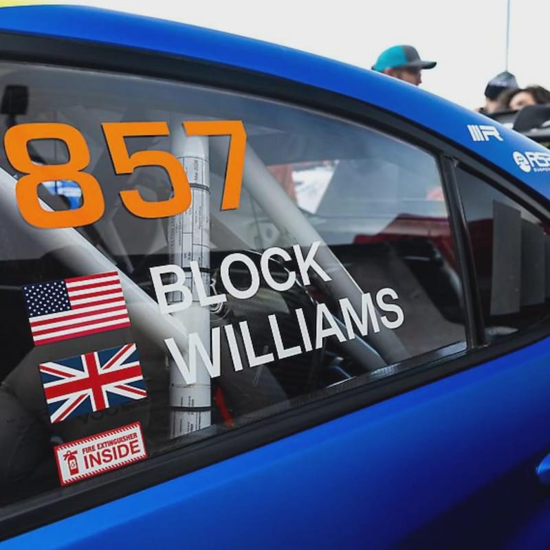 Racing Driver Name Stickers - Etsy