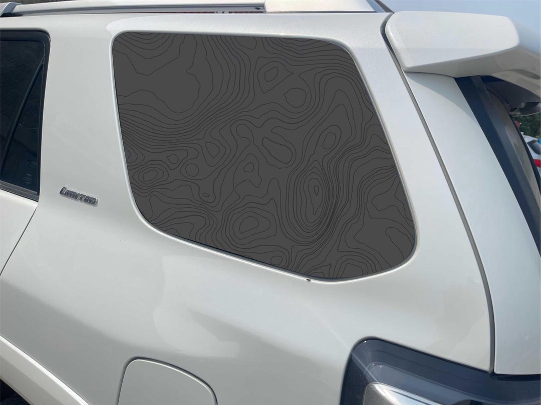 Topo Topographic Map Vinyl Decal for Window Sticker SUV Truck Car off ...